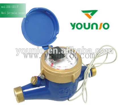 Pulse Output Multi Jet Water Meter Dn15-50mm, High Quality Pulse Output ...