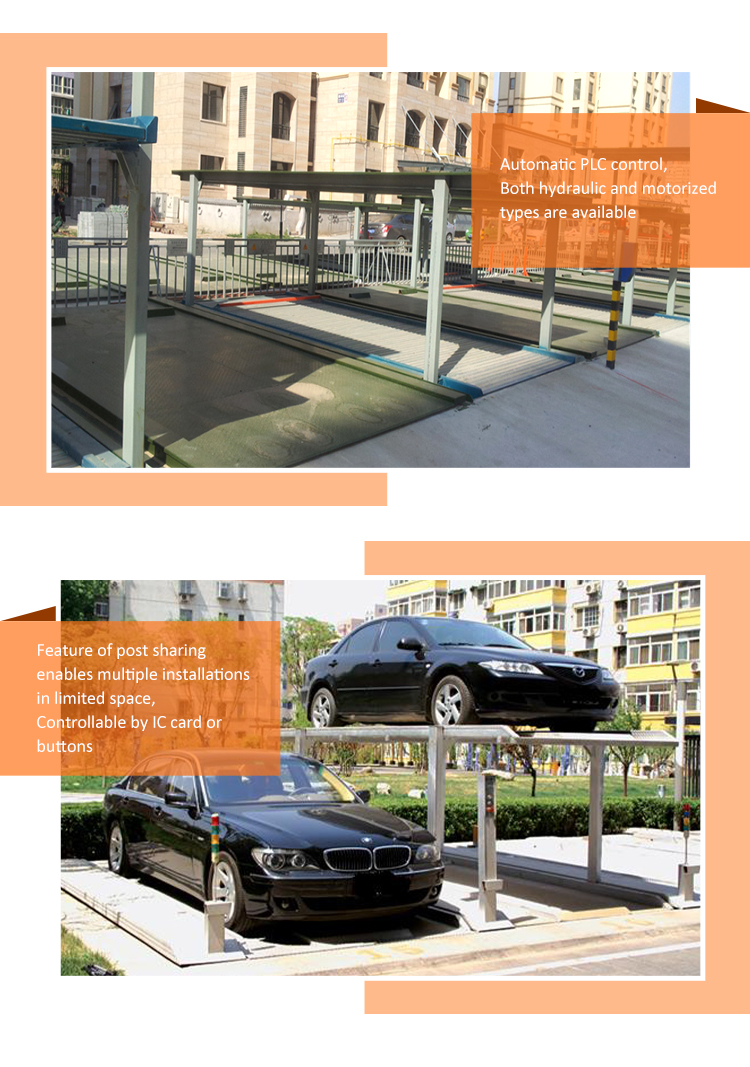Underground Twin Platforms Pit Parking System, High Quality Underground ...