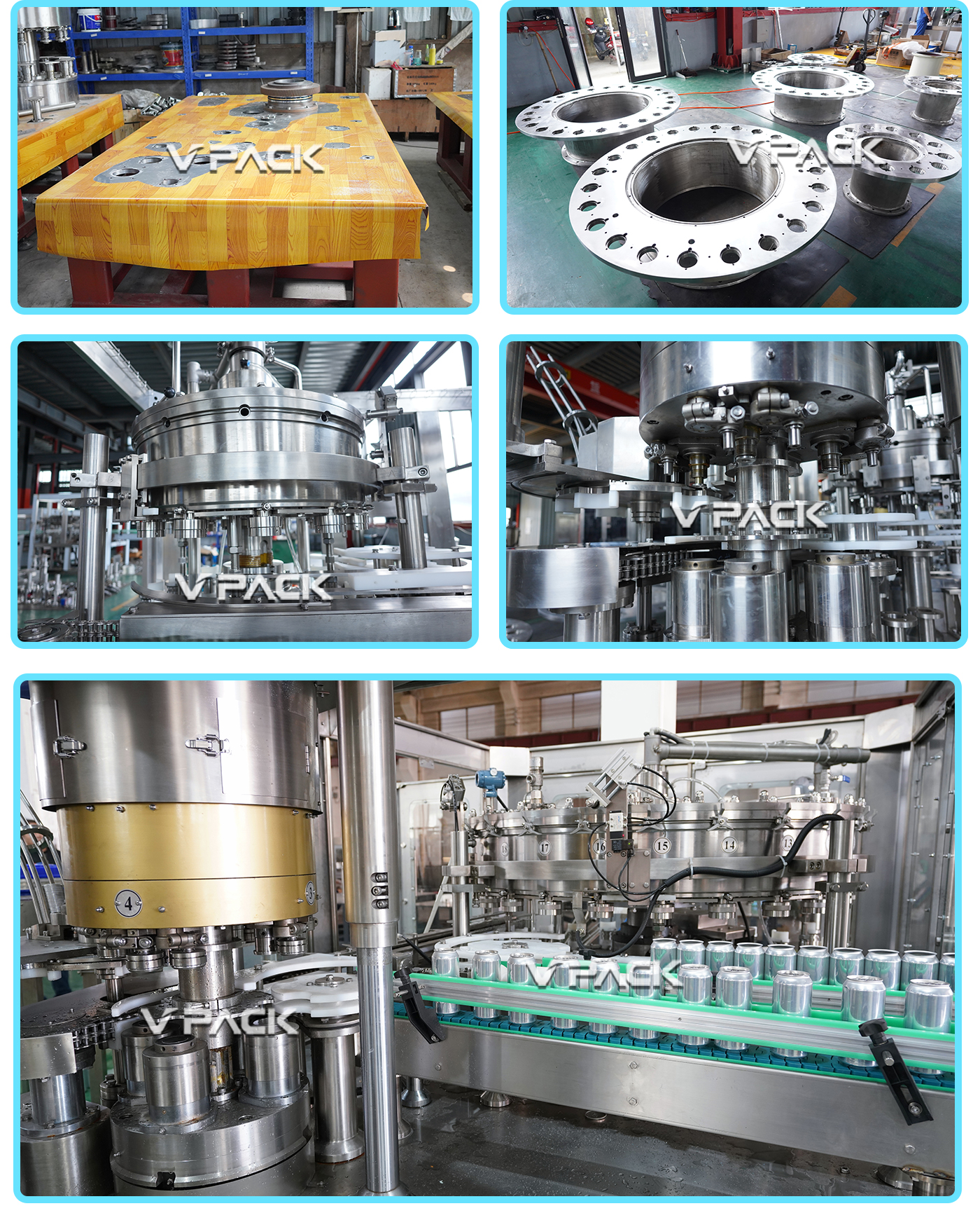 Full Set Pepsi Soda Cola Canning Production Line - 2 In 1 Automatic ...