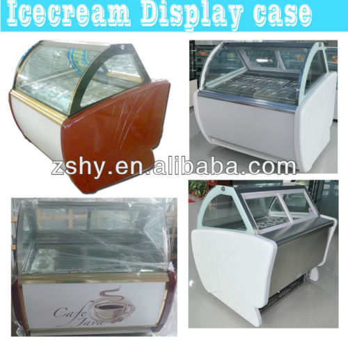 Gelato Display Freezer With The 20 Trays, High Quality Gelato Display ...