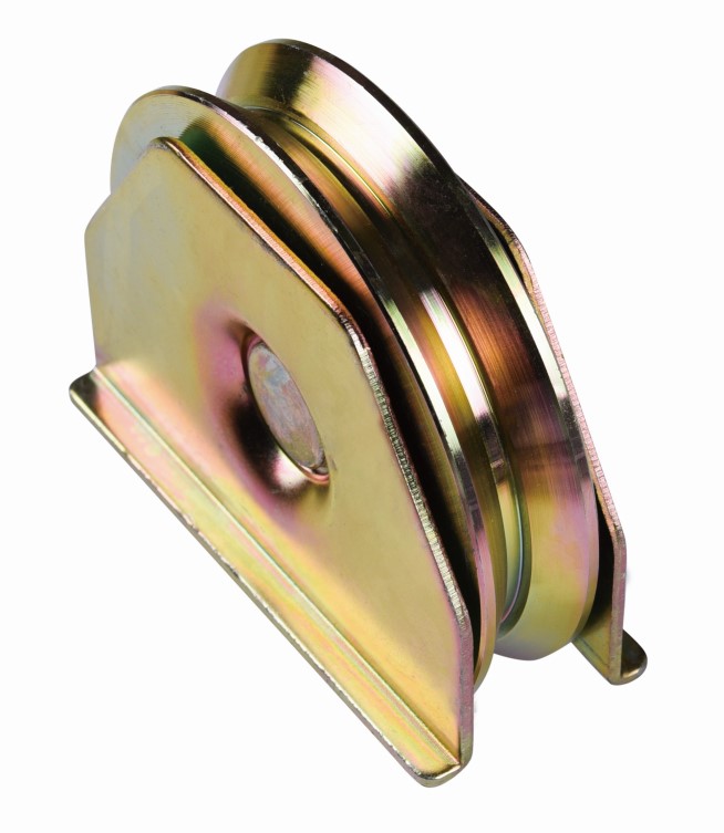 Galvanized Sliding Gate Groove Wheel With Double Plates, High Quality ...