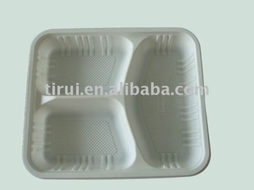 Biodegradable Corn Starch Lunchbox 3 Compartment For Take Away Food ... Biodegradable Corn Starch Lunchbox 3 Compartment For Take Away Food ...