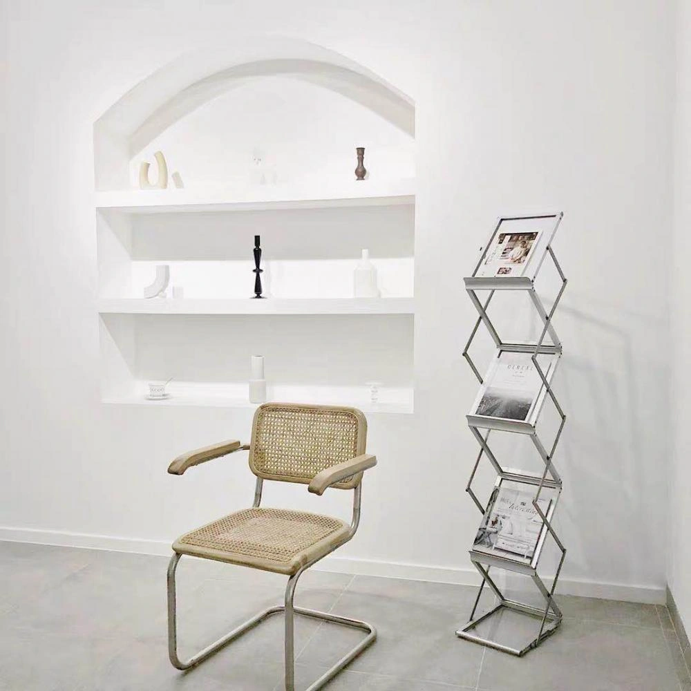 multi-layer Display Rack Zig zag brochure holder exporters