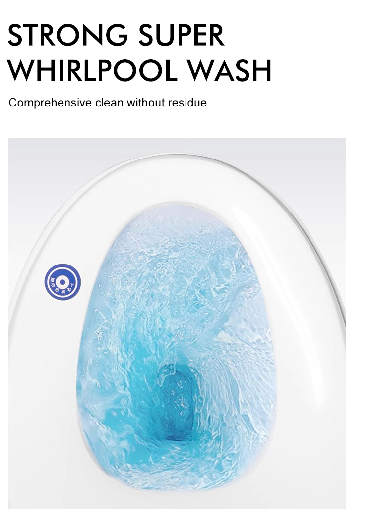 Luxury Smart Bidet Toilet Bowl With Concealed Tank For Bathroom, High ...