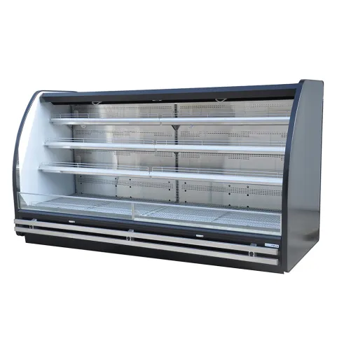 4 Ft Low Vertical Multideck Meat Display Cabinets, High Quality 4 Ft ...