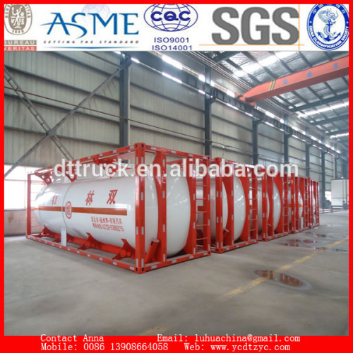20ft Containerized Type Iso Tank Container Trailer, High Quality 20ft ...