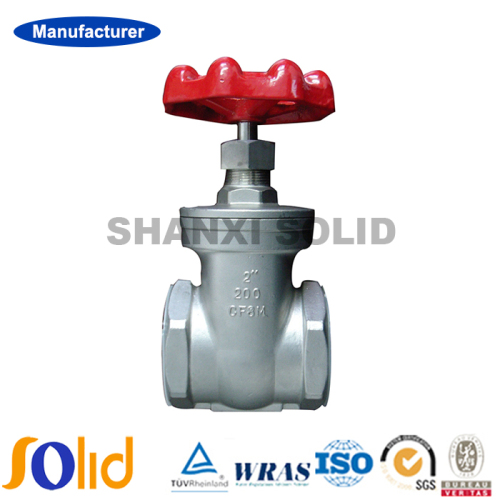 Stainless Steel Screwed Threaded Gate Valve, High Quality Stainless ...