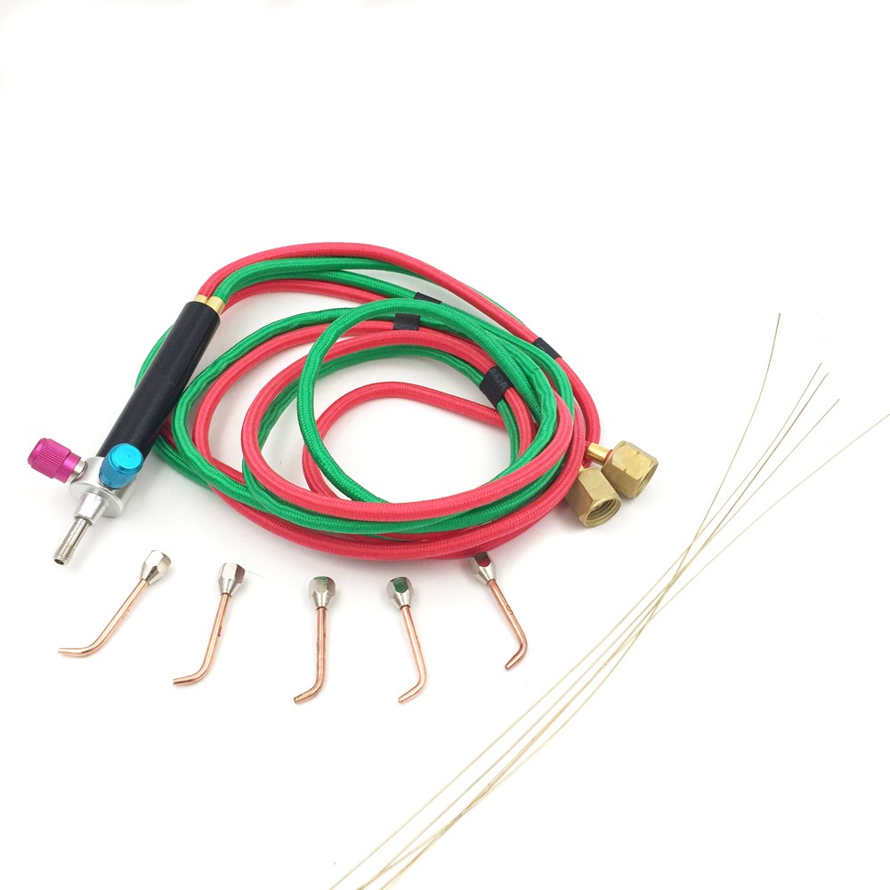 The Little Welding Gas Torch With 5 Tips And Flexible Twin Hose For ...