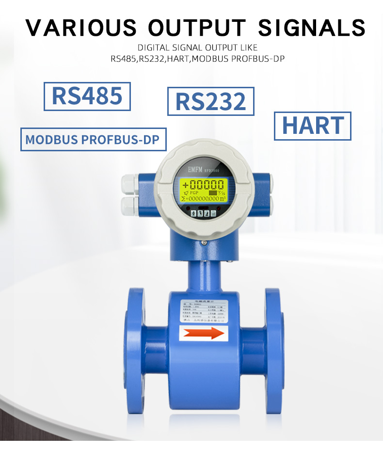 Yezon Pl111 Rs485 Volume Flow Meter - Ip68 Integrated Electromagnetic ...