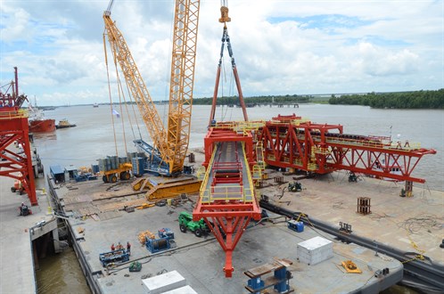 80T Heila Electro-hydraulic Driven Lattice Offshore Crane China ...