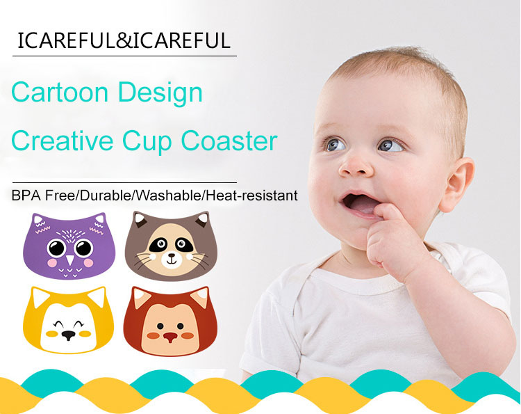 ซิลิโคนที่ทนทานเป็นมิตรกับสิ่งแวดล้อมแบบกำหนดเองคัพ Coaster Cup Coaster ...