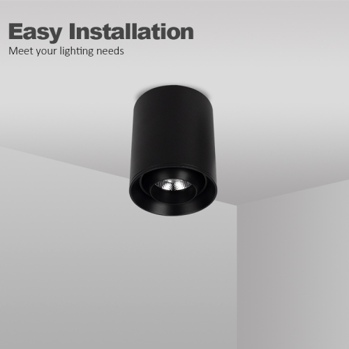 Cylinder Down Spotlight Surface Mounted Cob Led Downlight, High Quality ...