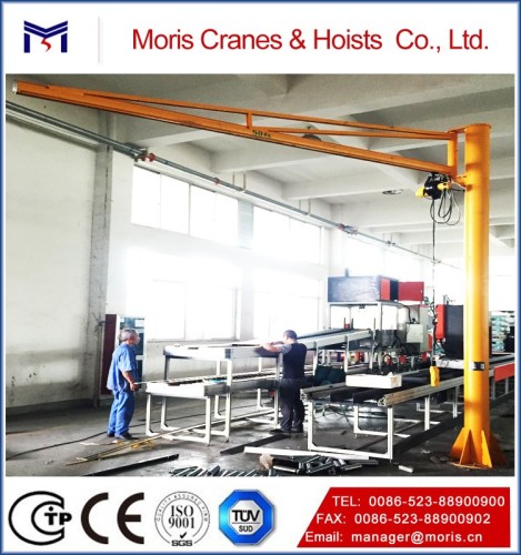Fixed Post Jib Crane With 270 Degree, High Quality Fixed Post Jib Crane ...