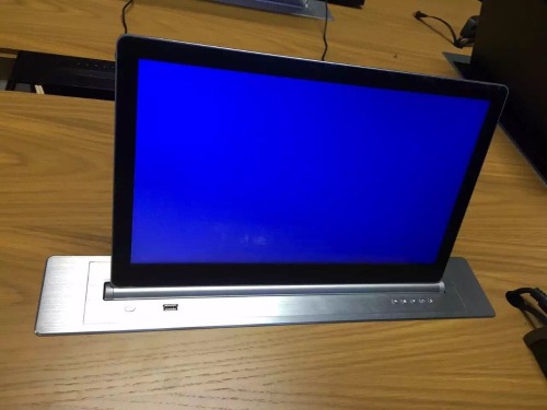 Ultrathin Conference Table Lcd Desk Monitor Lift, High Quality ...