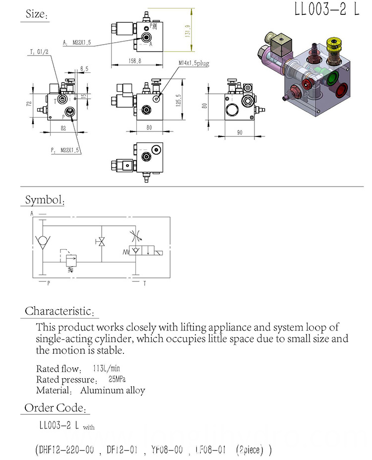 HydraForce Cartridge Type Hydraulic Valve Manifold Block China Manufacturer