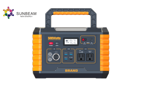 Sunbeam Portable Power Station And Solar Generator, 500w Battery For ...