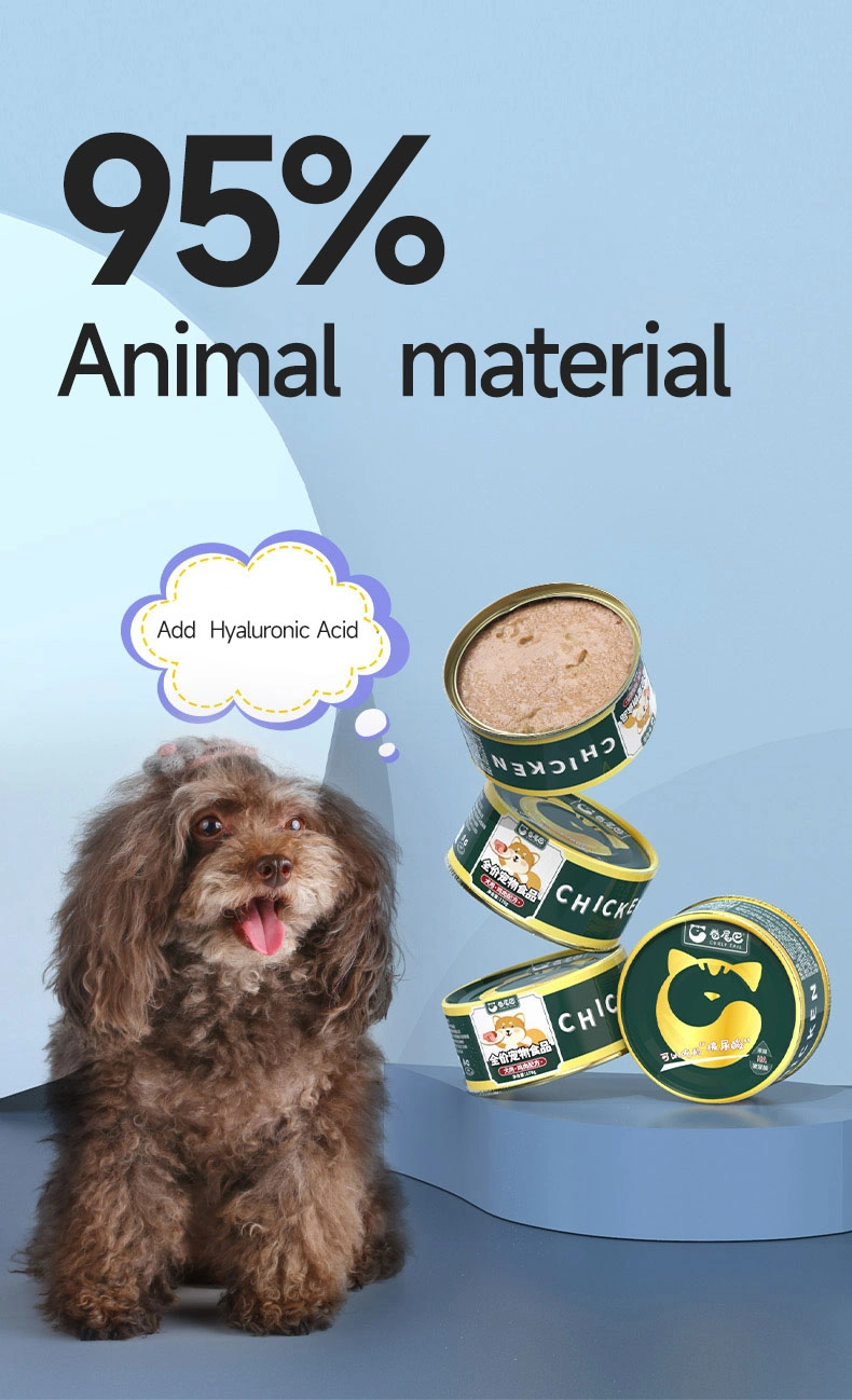 OEM complete staple dog can food chicken flavor China Manufacturers ...