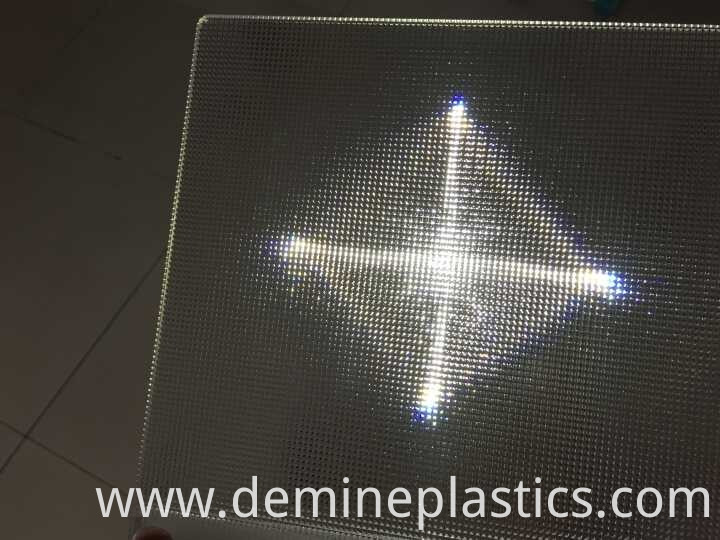 Polycarbonate prismatic transparent light panel China Manufacturer