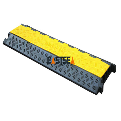 3 Channel Rubber Cable Ramp 3 Way Cable Ramp Outdoor 3 Channels Road ...
