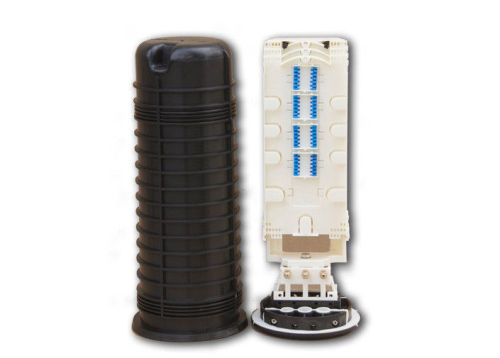 432 Core Ip68 Fiber Optic Splice Enclosure Vertical Type Mechanical ...