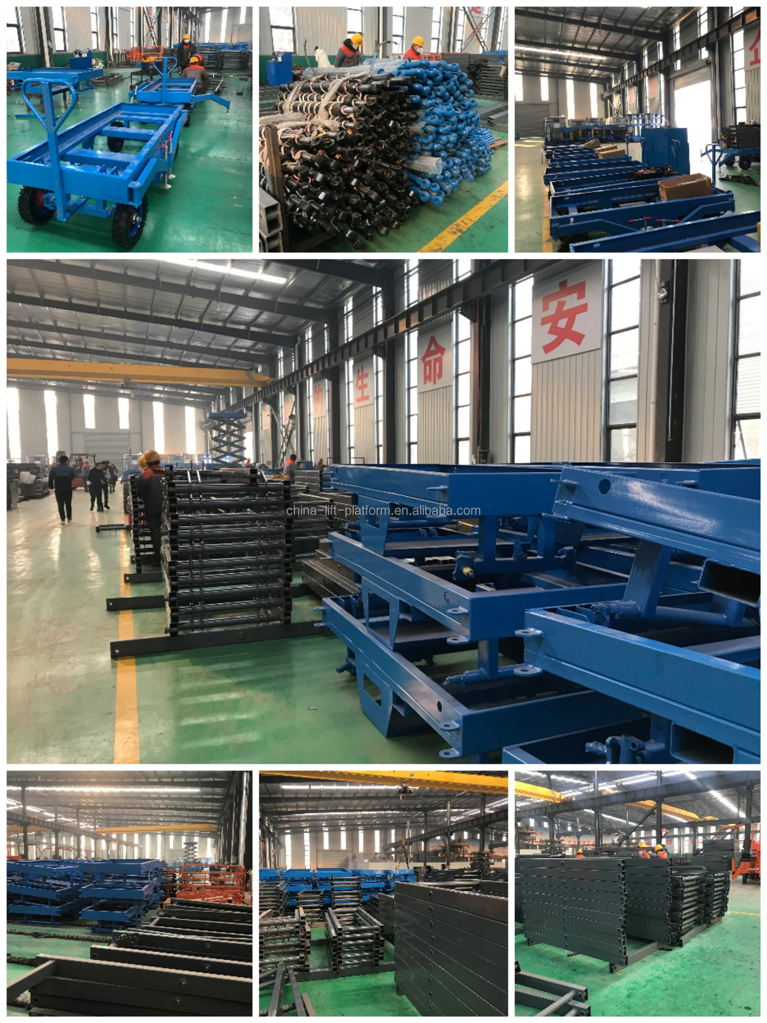 Mobile Scissor Lift Table - Vertical Lifting Platform Man Lift For ...