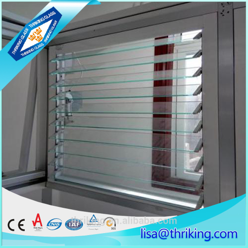 Factory Price Clear/tinted Louver Float Glass In Windows With Ce ...