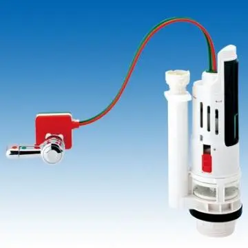 Flushing System: Cable-operated Dual Flush Valve With Lever, High ...