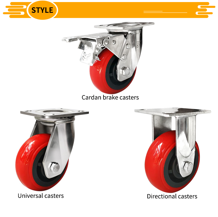 6-inch Stainless Steel Universal Wheels, High Quality 6-inch Stainless ...