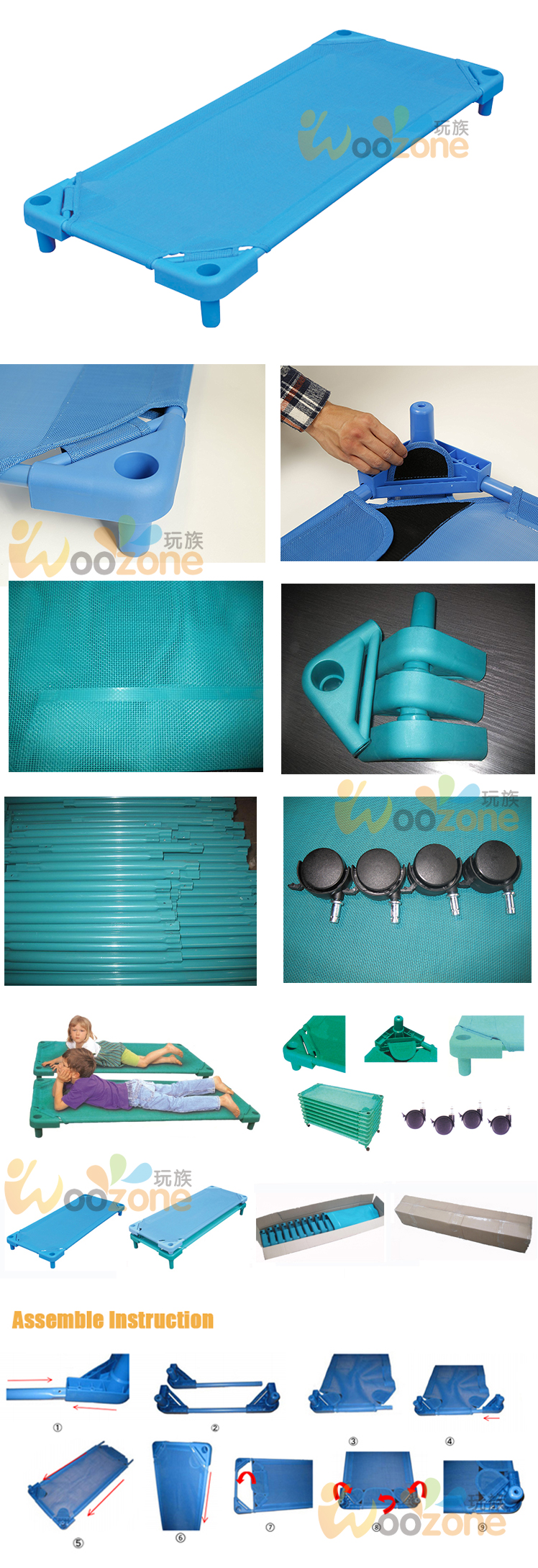 Stackable Children's Cots For Daycare And Childcare, High Quality ...