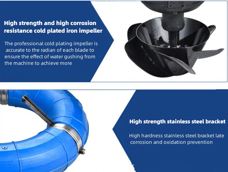 1.5kw Fish Pond Oxygenator Impeller Pump, High Quality 1.5kw Fish Pond ...