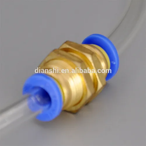 Pmm Series Pneumatic Straight Bulkhead Union, High Quality Pmm Series ...