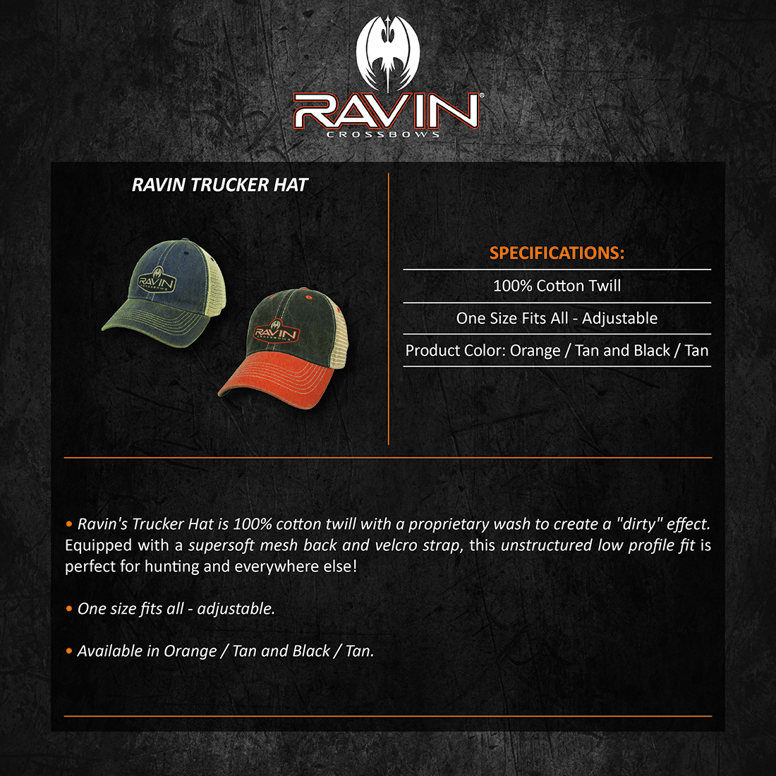 Ravin - "trucker" Hat คุณภาพสูง Ravin - "trucker" Hat บน bossgoo.com