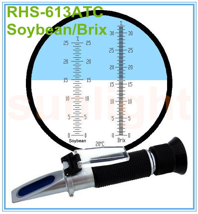 Rhs-613atc Soya-bean Milk Refractometer With Plastic Retail Box And ...