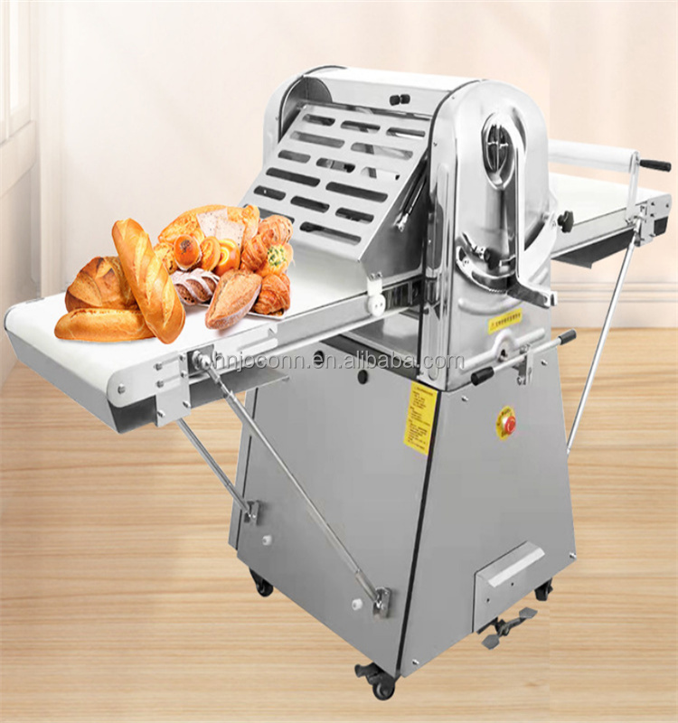 Vertical Professional Electric Pastry Dough Sheeter Kneader Laminator ...