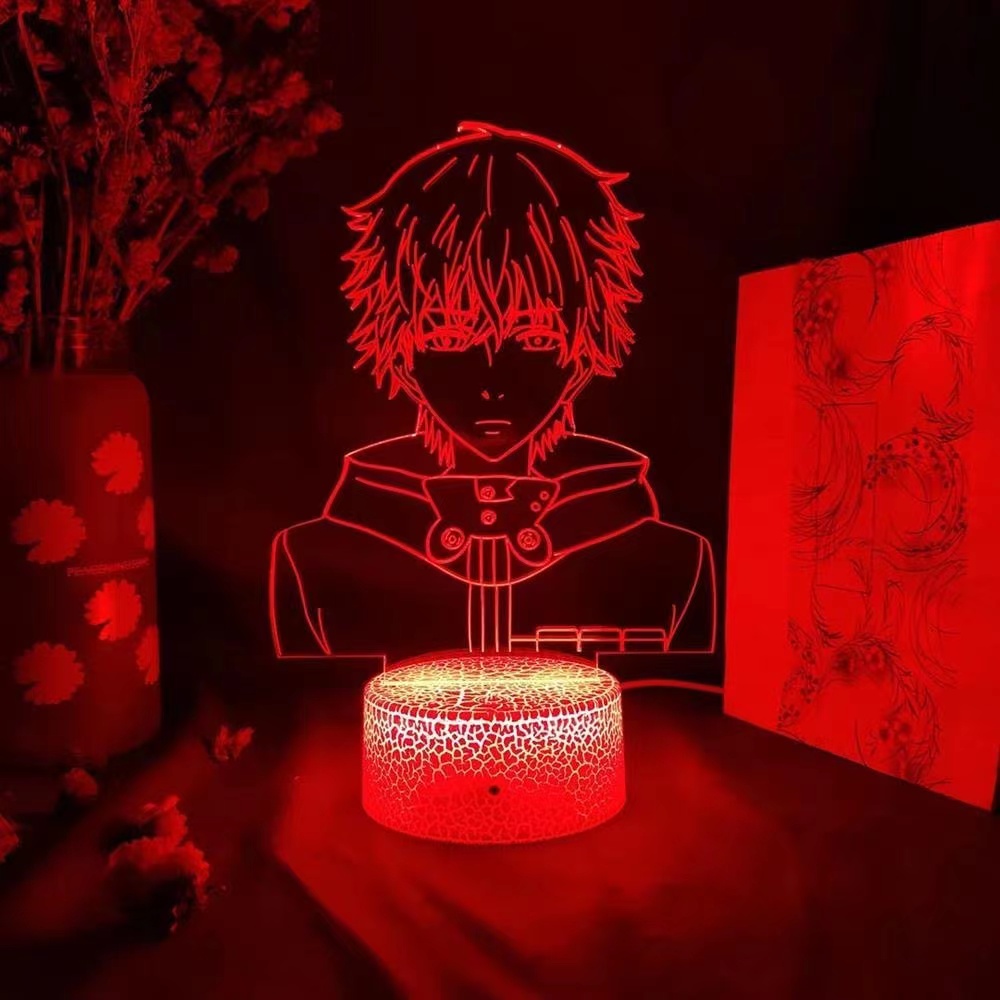 Tokyo Ghoul Ken Kaneki 3d Desk Lamp: A Gadget For Anime Fans, High ...