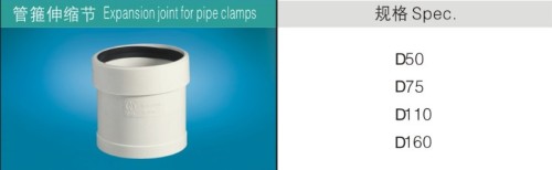 Upvc Pvc Drainage Pipe Expansion Joint For Pipe Clamps, High Quality ...