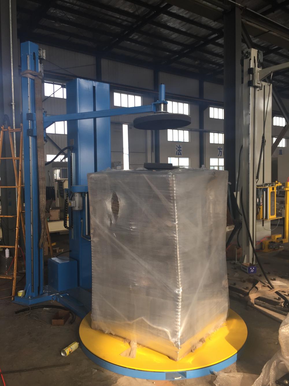 Industrial Bottles Automatic Pallet Shrink Wrap Machine