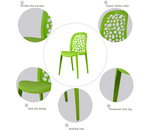 Full Polypropylene Plastic Stackable Chair, High Quality Full ...