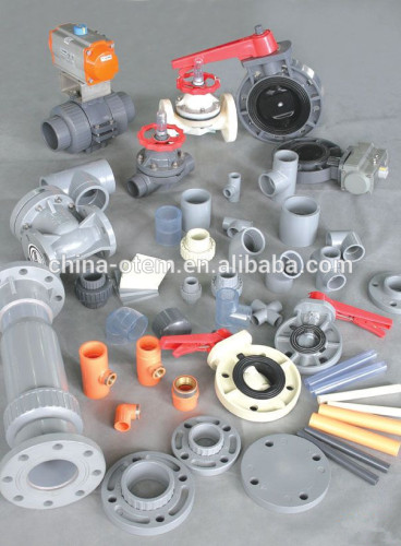 Pfa/pvdf Plastic Injection Pipes/fittings/valves, High Quality Pfa/pvdf ...