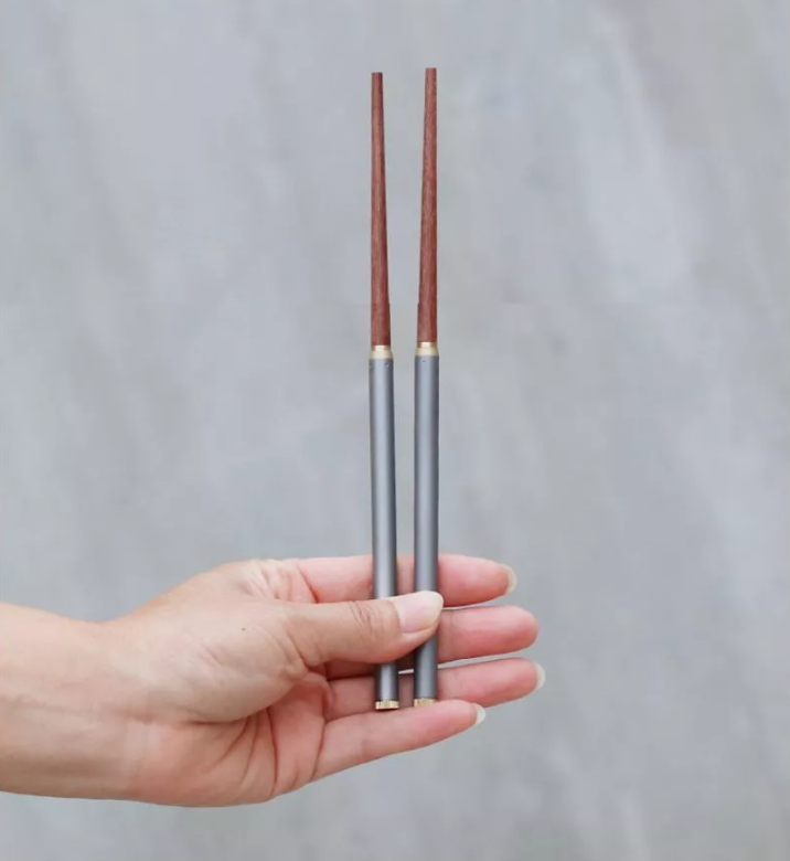 Προσφέρετε πτυσσόμενα chopsticks τιτανίου, υπαίθρια chopsticks κάμπινγκ ...