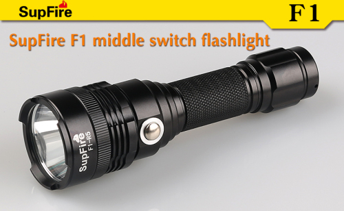 Middle Switch With R5 Led Rechargeable Household Flashlight Supfire F1 ...