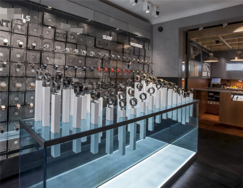 Shopping Mall Retail Shop Glass Vitrine Watch Display Showcase, High ...