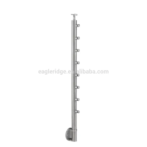 Fascia Mount Stainless Steel Crossbar Railing Posts 36", High Quality ...