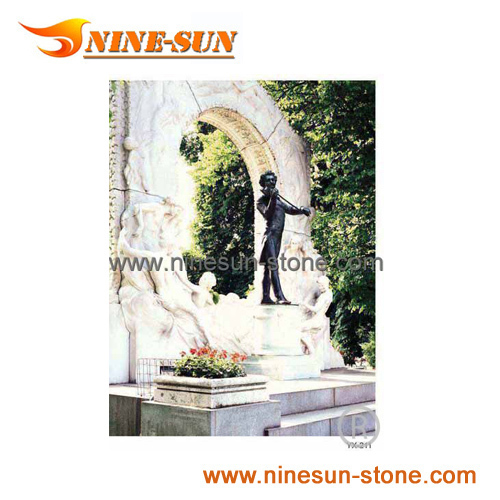 Honed White Stone Sculpture Tombstone (3a-211), High Quality Honed ...