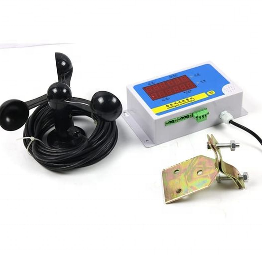 Wireless Tower Crane Anemometer Wind Speed Sensor With Alarm, High ...