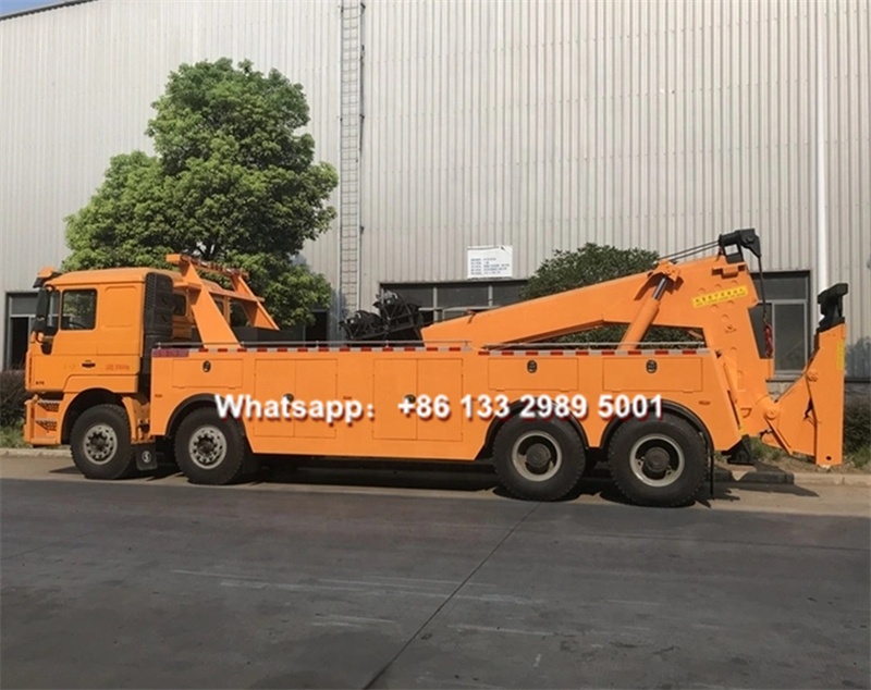 360 Degree Rotation Wrecker Large 50 Tons 60 Tons Crane Tow Truck ...