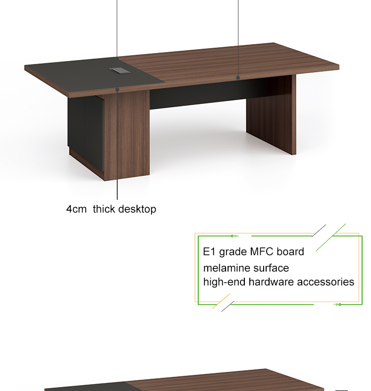 Mdf Standard Size Conference Table Specifications - Office Furniture ...