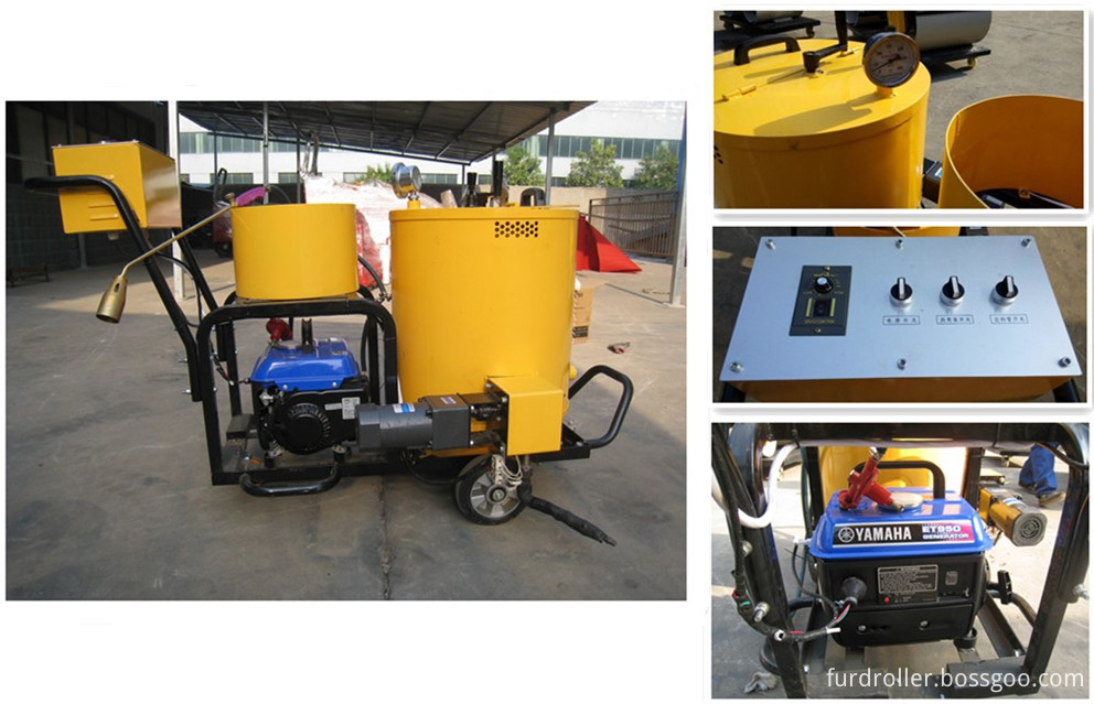 Hand Push Road Sealing Concrete Road Crack Machine, High Quality Hand ...