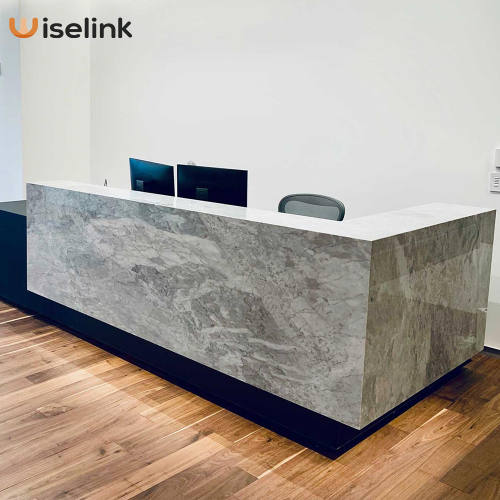 Solid Surface Countertops Reception Desk, High Quality Solid Surface ...