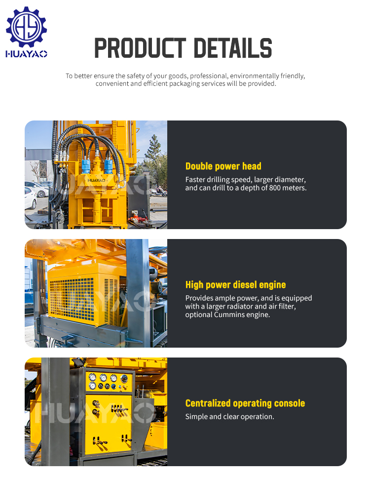 2025 Hydraulic Water Well Drilling Rigs For 600m-800m Depths, High ...